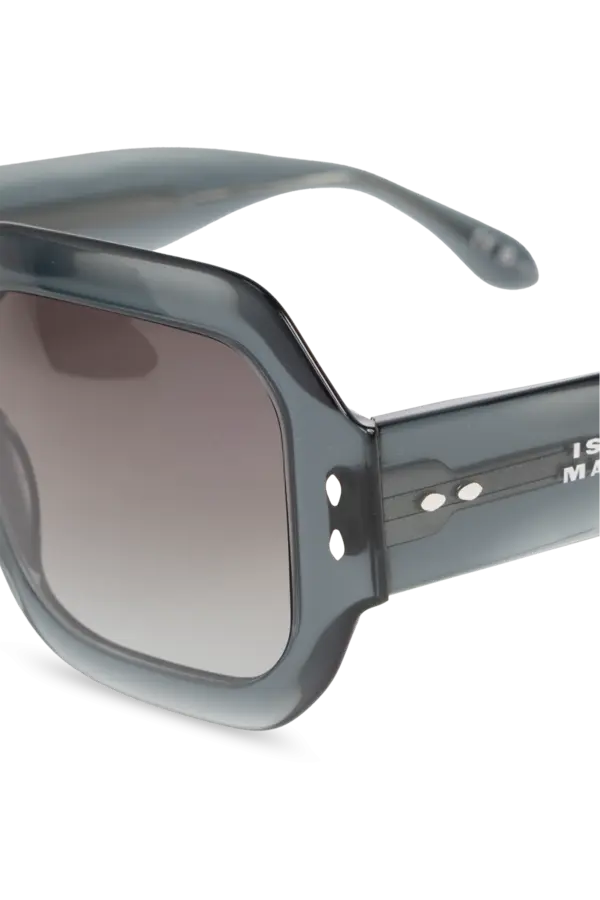 Isabel Marant Geometric Oversized Sunglasses - Grey
