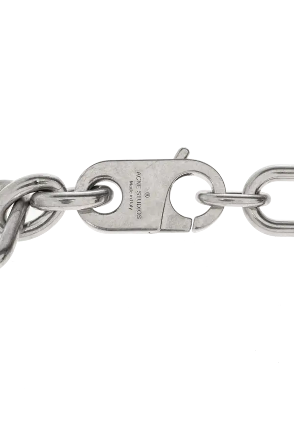 Acne Studios Necklace With Padlock Pendant