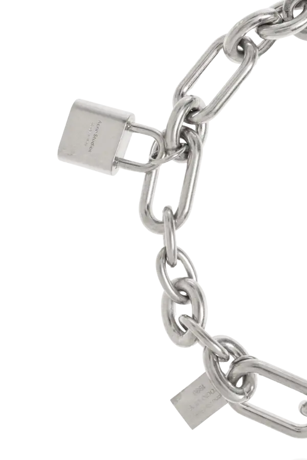 Acne Studios Necklace With Padlock Pendant
