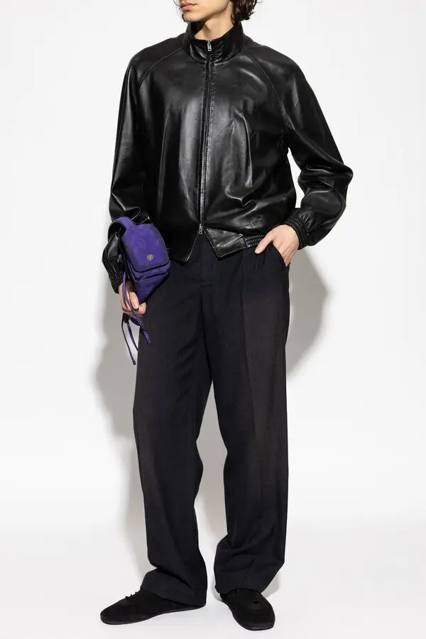 Acne Studios Leather Jacket - Black
