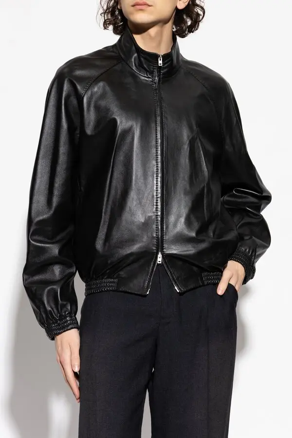 Acne Studios Leather Jacket - Black