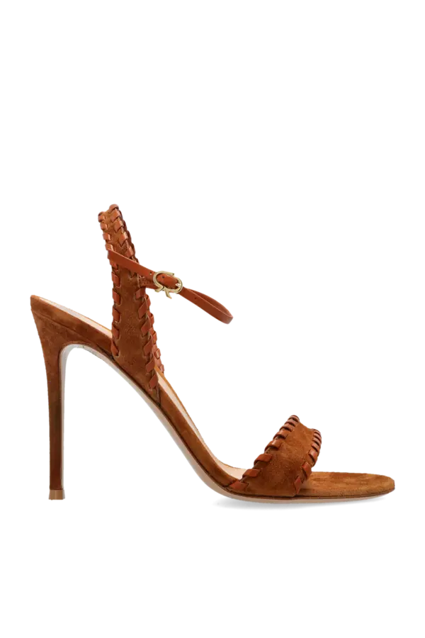 GIANVITO ROSSI Suede Heeled Sandals