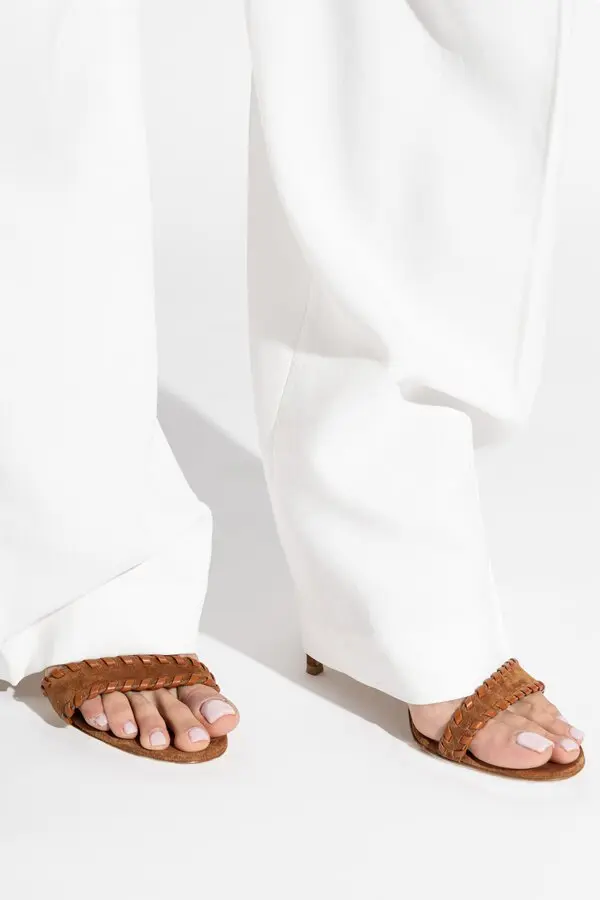 GIANVITO ROSSI Suede Heeled Sandals