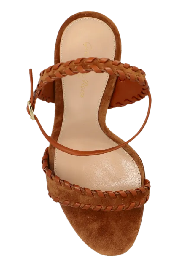 GIANVITO ROSSI Suede Heeled Sandals