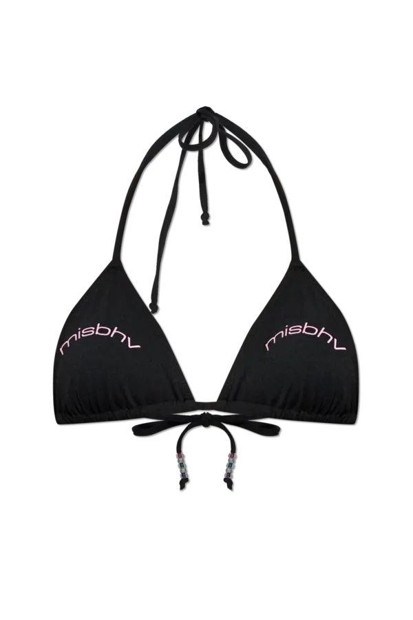 MISBHV Triangle Bikini Top - Black