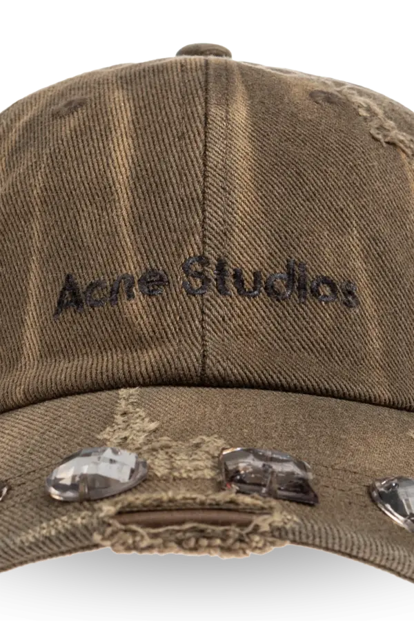 Acne Studios Baseball Cap - Brown