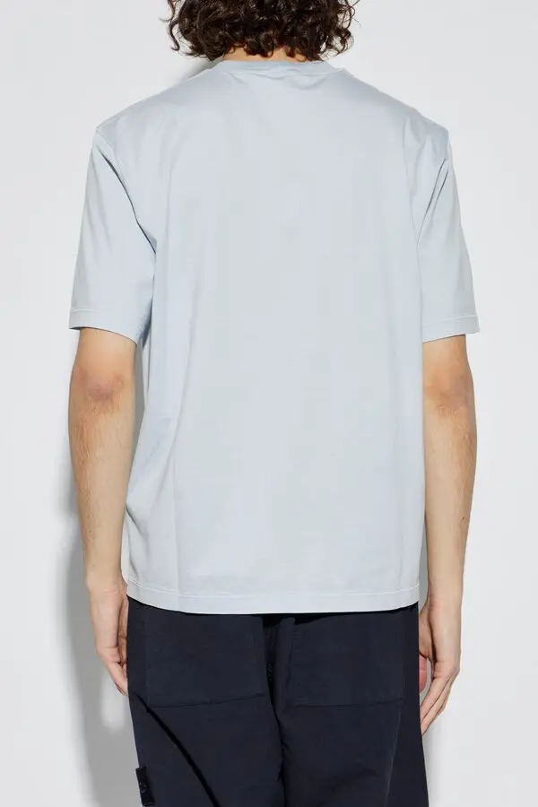 Stone Island T-shirt With Embroidered Logo