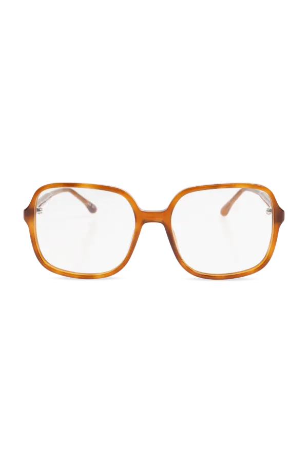Isabel Marant Square Frame Eyeglasses - Brown