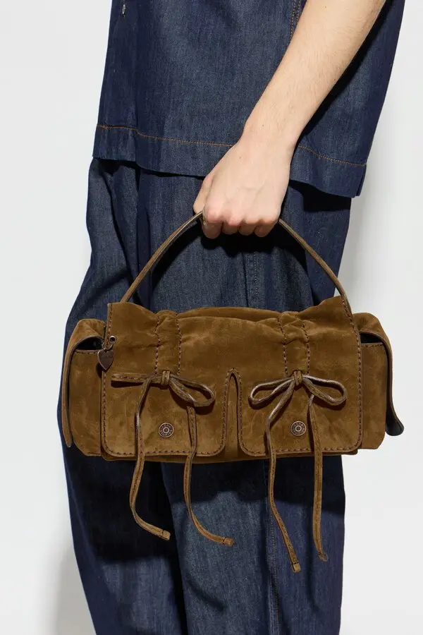Acne Studios Suede Handbag - Brown