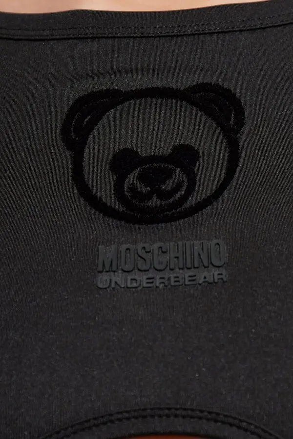 Moschino Lingerie-inspired Camisole Top - Black