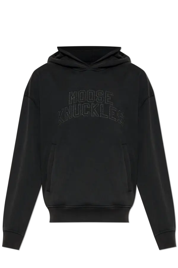 Moose Knuckles True North Hoodie - Black