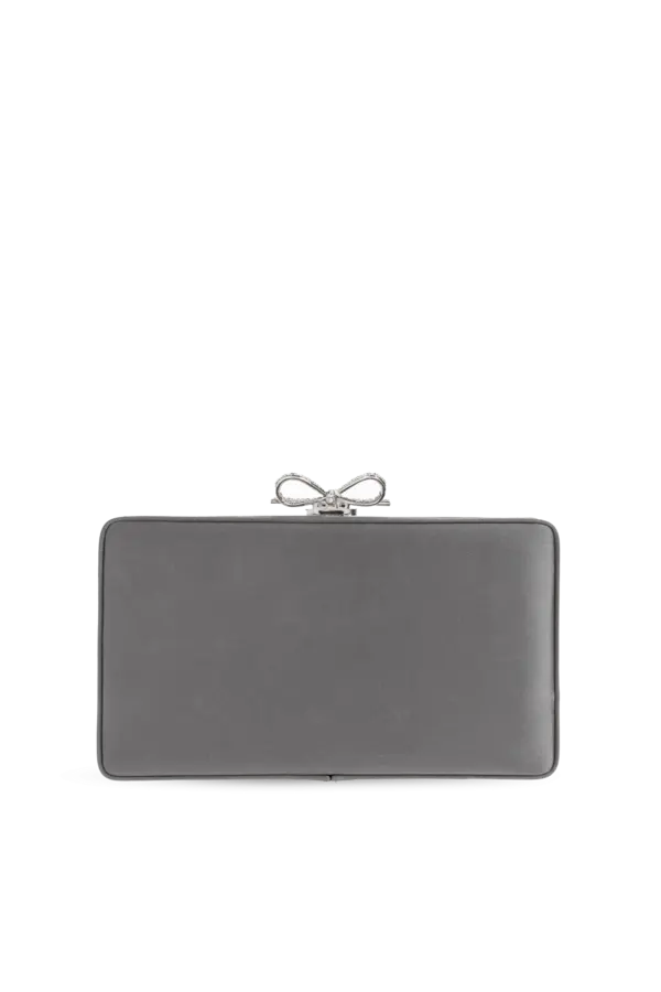 SELF-PORTRAIT Clutch Bag With Crystal Embellishments