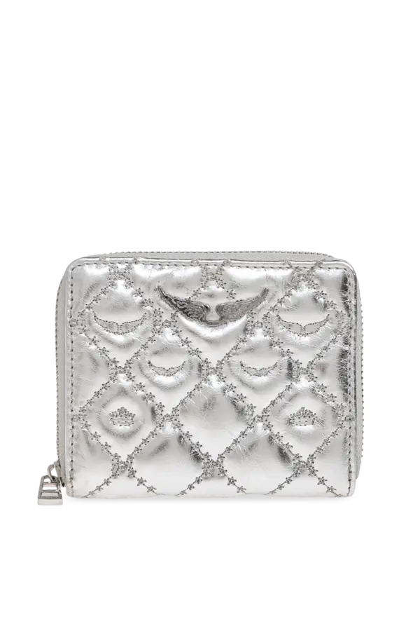 Zadig&Voltaire Leather Wallet - Silver