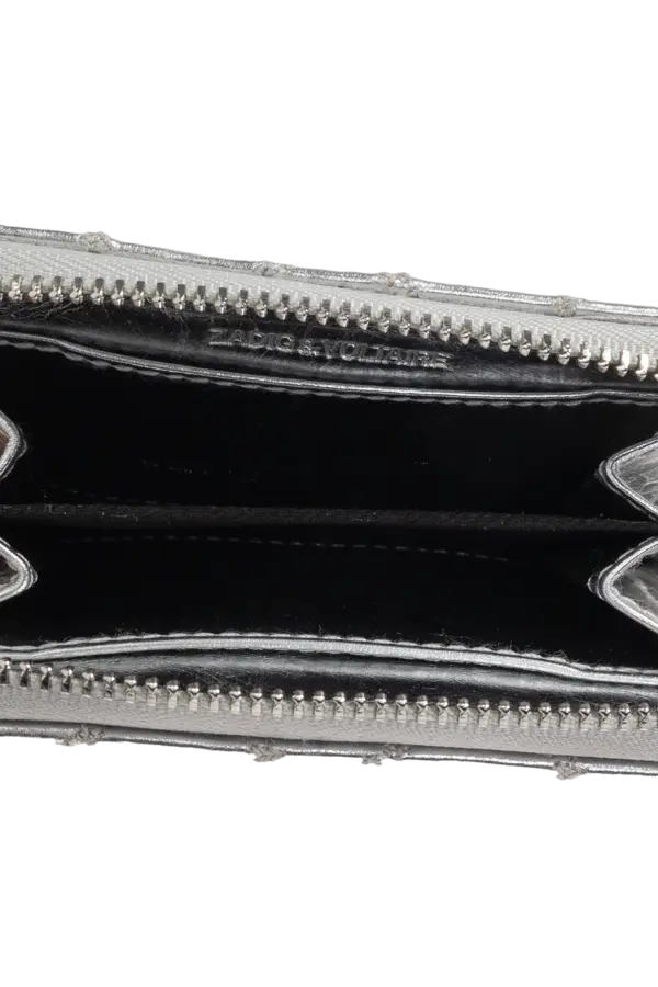 Zadig&Voltaire Leather Wallet - Silver