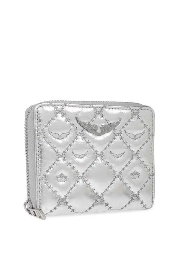 Zadig&Voltaire Leather Wallet - Silver