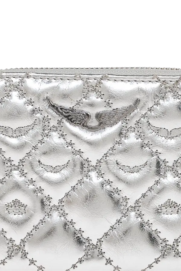 Zadig&Voltaire Leather Wallet - Silver