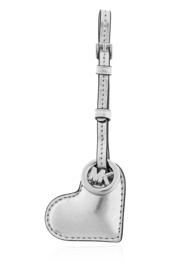 Michael Kors Keychain With Heart-shaped Pendant - Silver