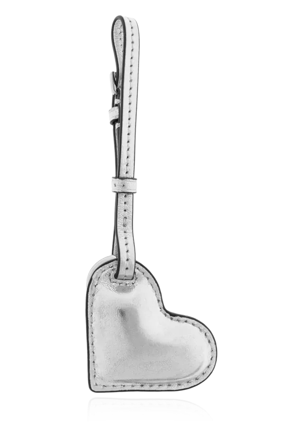 Michael Kors Keychain With Heart-shaped Pendant - Silver