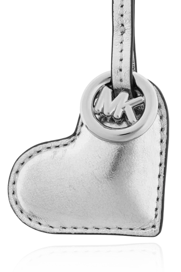 Michael Kors Keychain With Heart-shaped Pendant - Silver