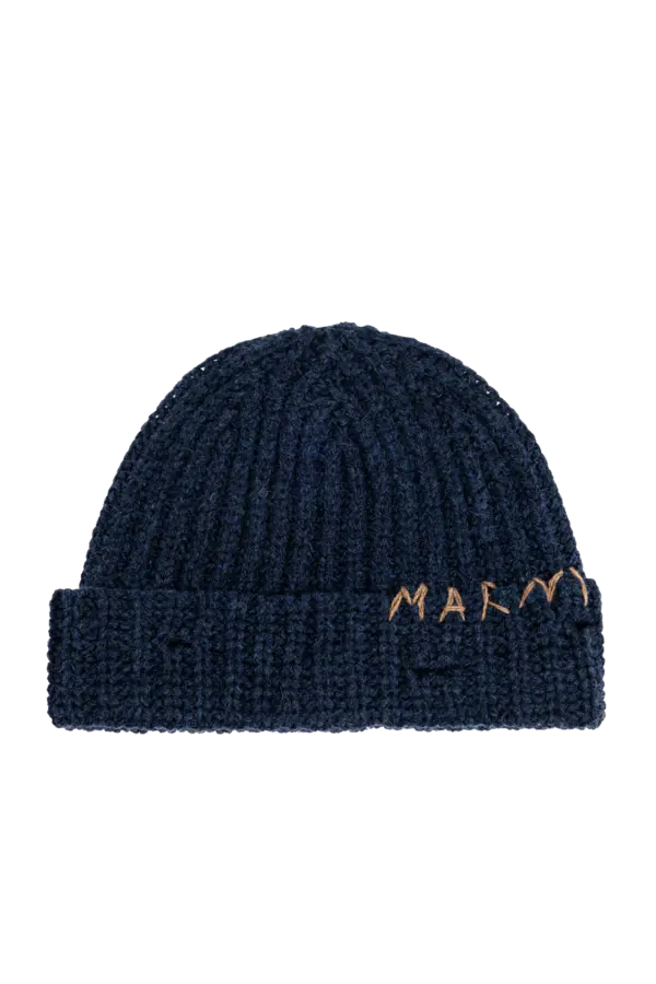 Marni Logo Cap - Navy Blue