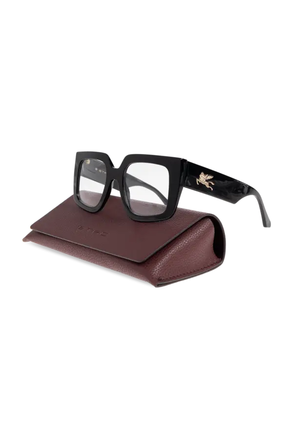 Etro Rectangle Eyeglasses - Black