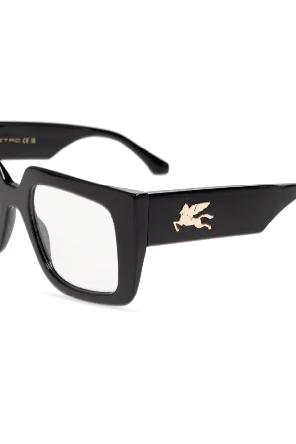 Etro Rectangle Eyeglasses - Black