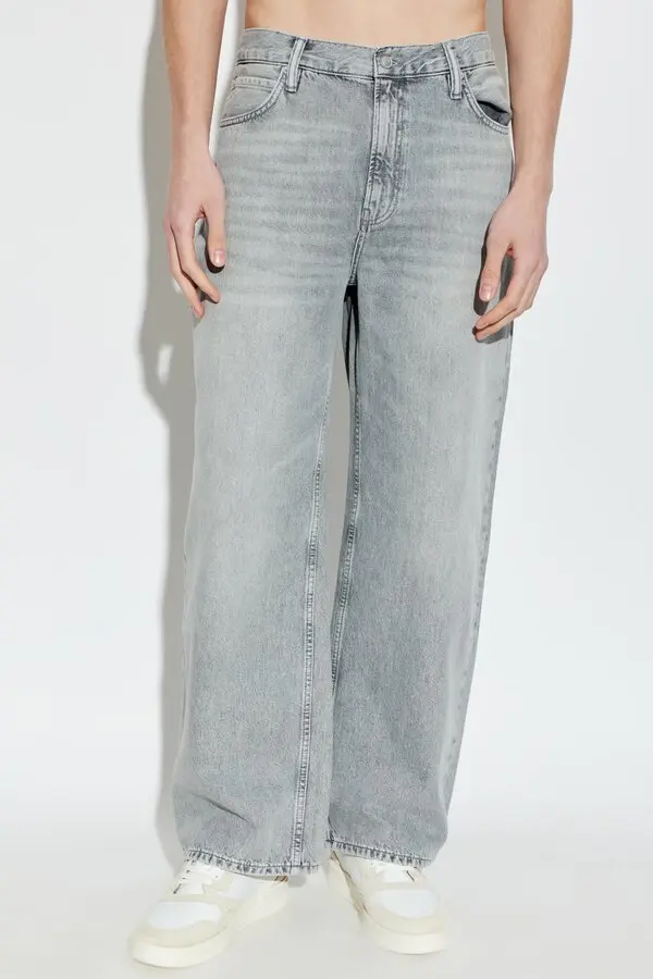 ALLSAINTS Lenny Wide Leg Jeans - Grey