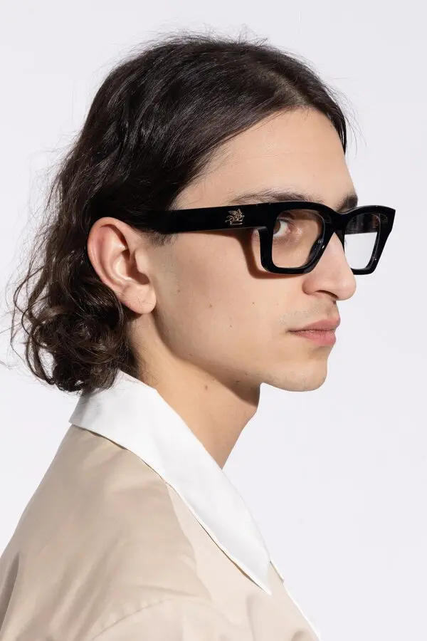Etro Corrective Square Frame Glasses - Black