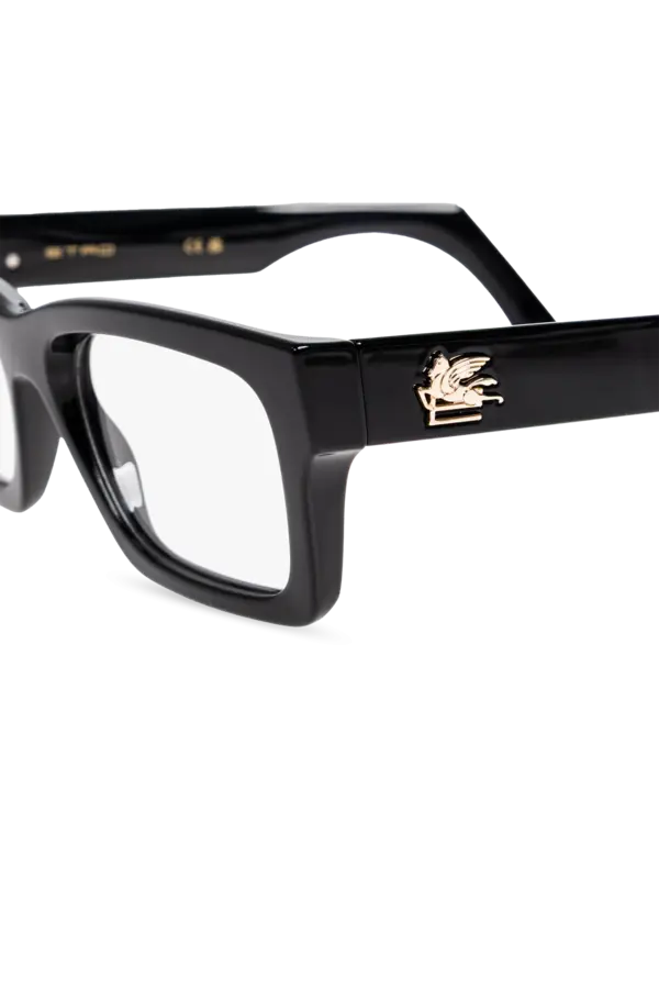Etro Corrective Square Frame Glasses - Black