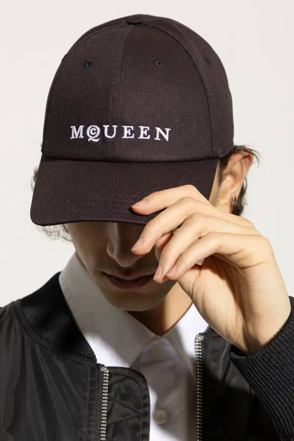 Alexander McQueen Baseball Cap - Black