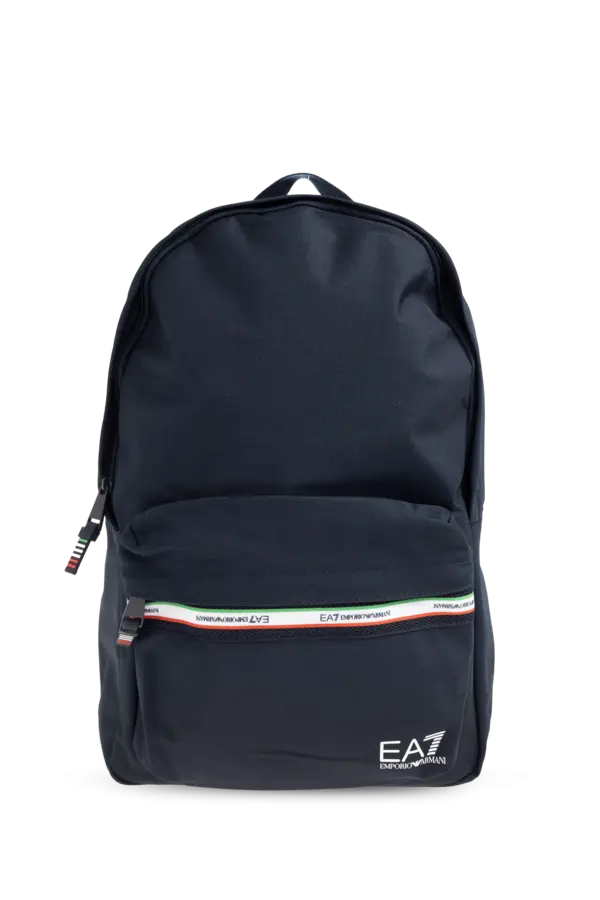 EA7 Backpack With Logo - Navy Blue