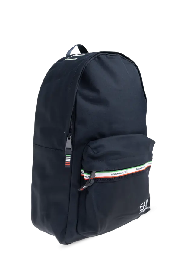 EA7 Backpack With Logo - Navy Blue