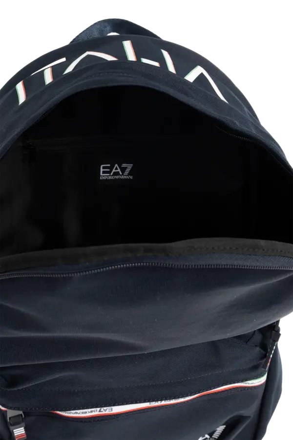 EA7 Backpack With Logo - Navy Blue