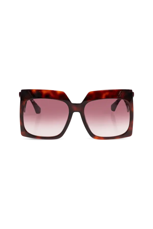 Etro Square Frame Sunglasses - Burgundy