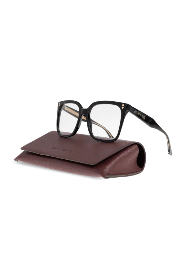 Etro Rectangle Eyeglasses - Black
