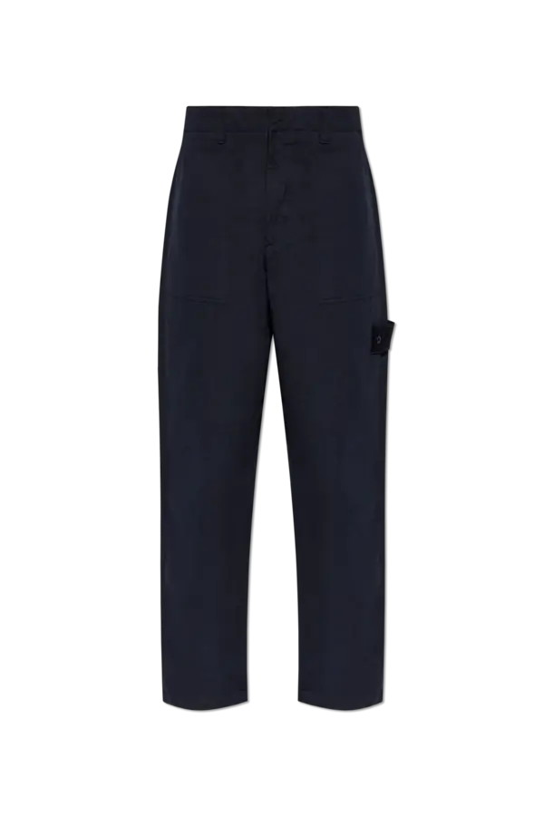 Stone Island Loose-fit Trousers - Navy Blue