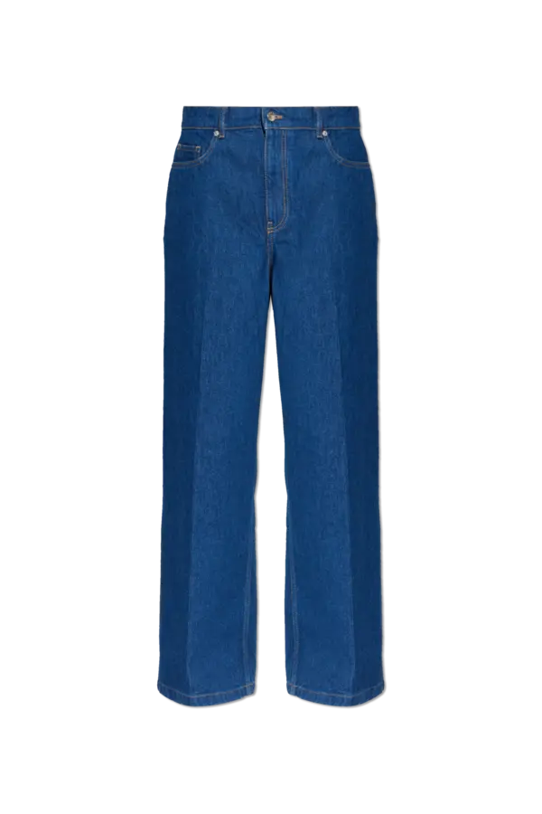 Maison Kitsuné Wide-leg Jeans - Blue