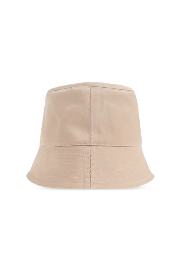 Marni Hat With Embroidered Logo - Beige