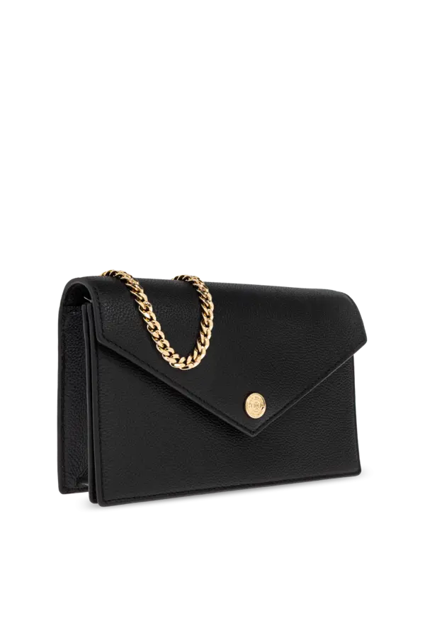 Tory Burch Wallet On "pebble" Chain - Black
