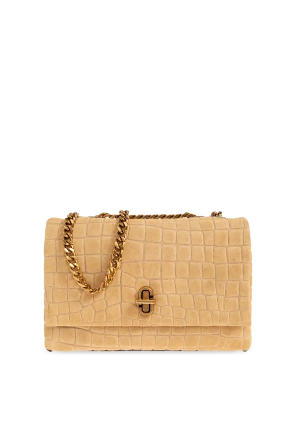 Marc Jacobs Croc Slim Dual Shoulder Bag - Beige