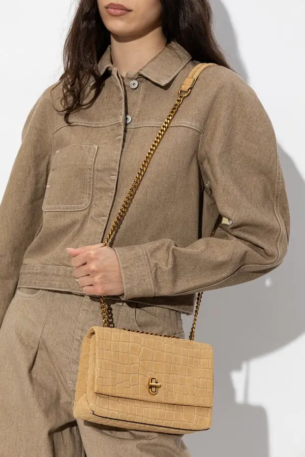 Marc Jacobs Croc Slim Dual Shoulder Bag