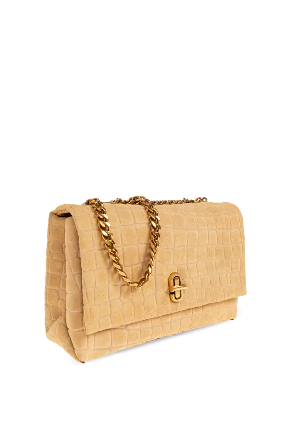 Marc Jacobs Croc Slim Dual Shoulder Bag