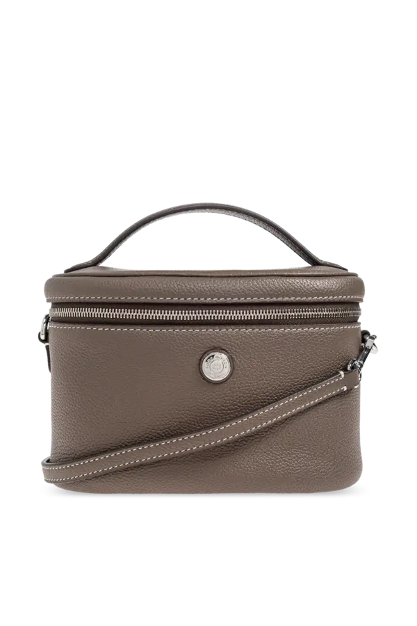 Tory Burch Pebbled Leather Cosmetic Bag