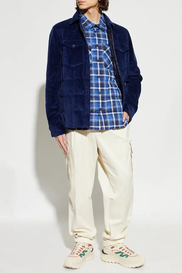 Moncler Day-namic Quilted Check Shirt Jacket