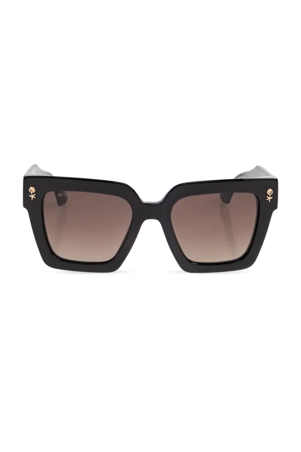 Etro Color Stripes Sunglasses - Black
