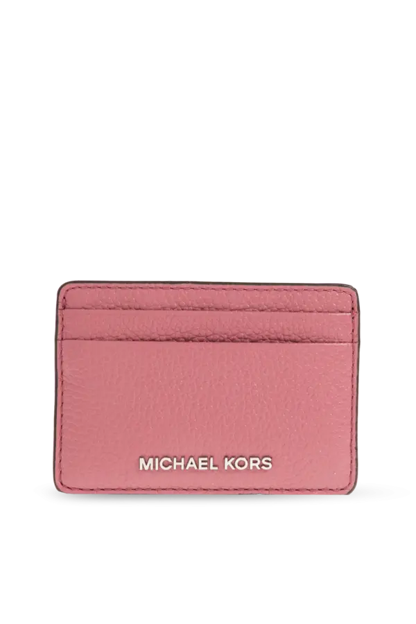 Michael Kors Leather Card Holder - Pink