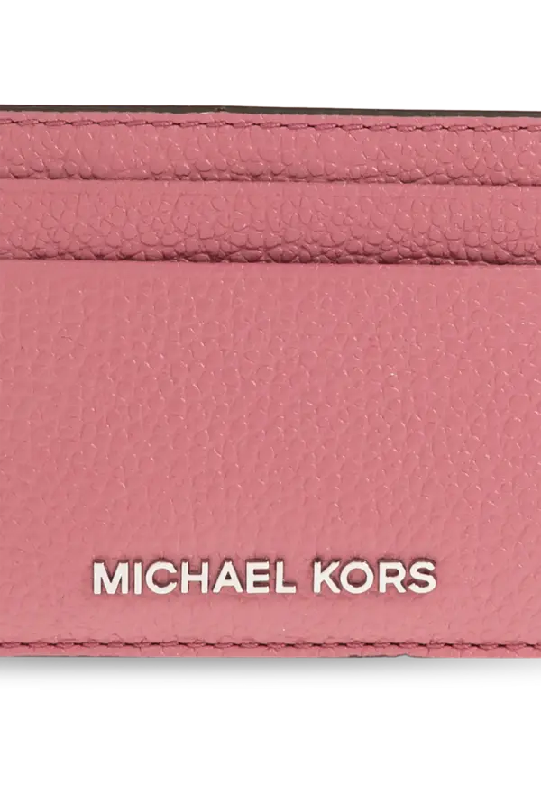 Michael Kors Leather Card Holder - Pink
