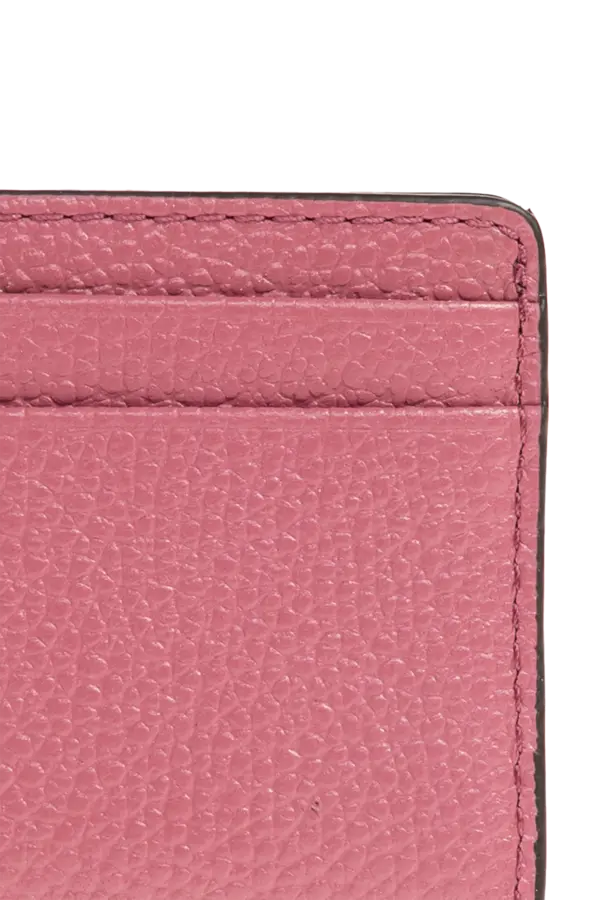 Michael Kors Leather Card Holder - Pink