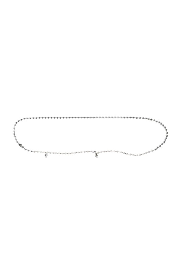 Alexander McQueen Brass Belt - Silver