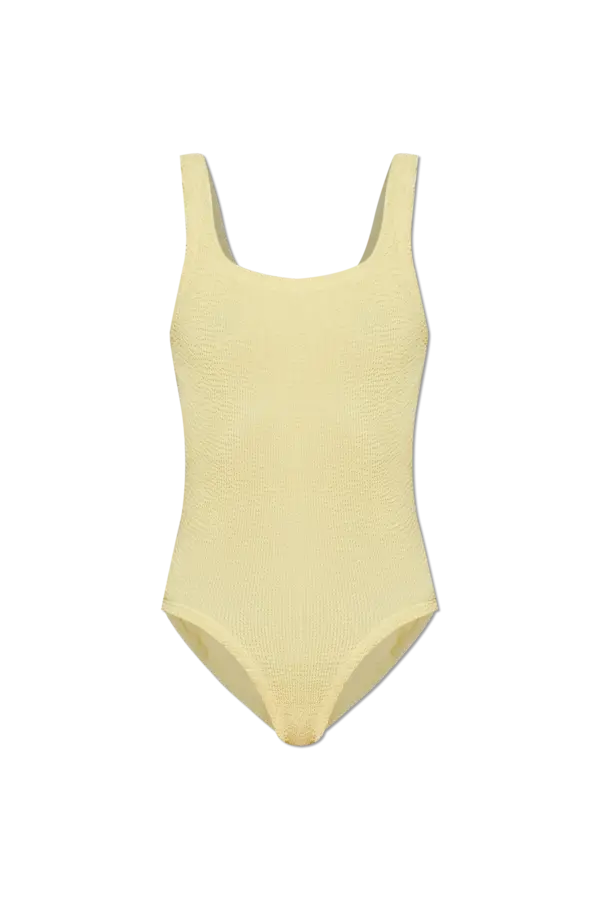 Hunza G One-piece Swimsuit - Yellow